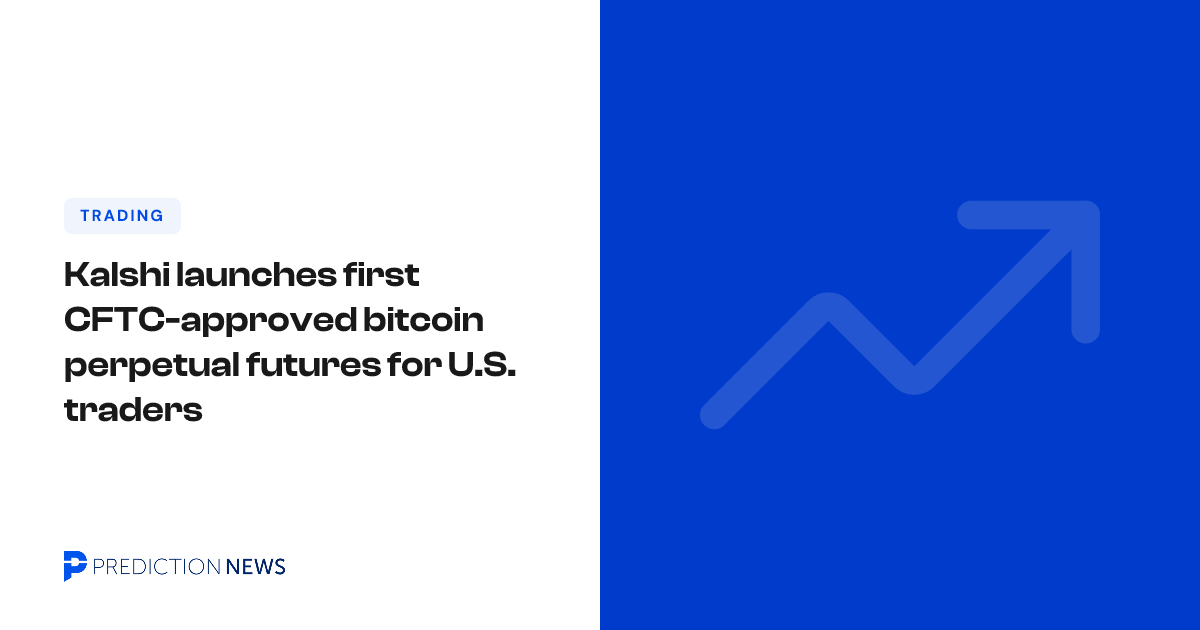 Kalshi launches first CFTC-approved bitcoin perpetual futures for U.S ...