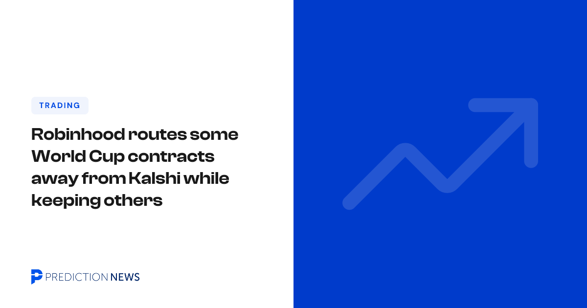 Robinhood shifts World Cup betting flow from Kalshi to Rothera ...